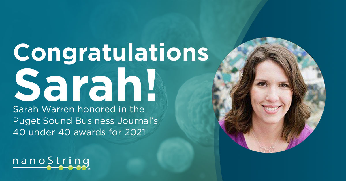 The Story Behind NanoString's PSBJ 40 Under 40 Nominee | NanoString